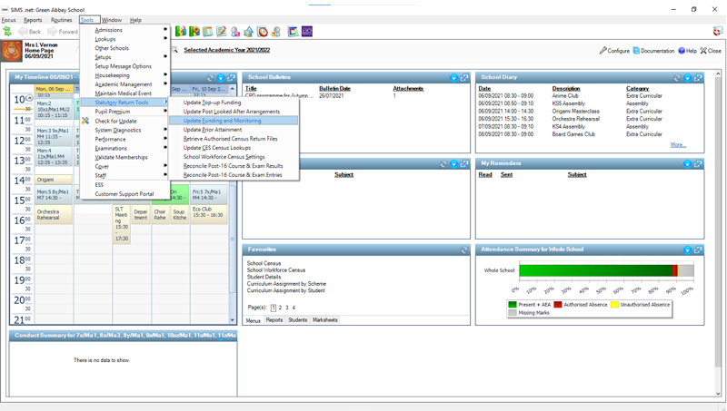 SIMS Census Workstation patch and Fileset 1901 | School Business Services